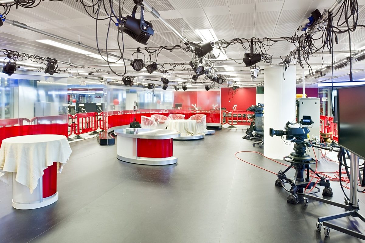 BBC studio and office fit out | Overbury