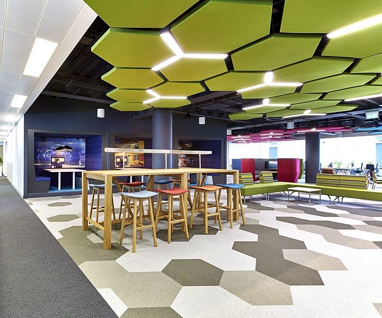 Office Fit Out: Incredible ceilings | Overbury